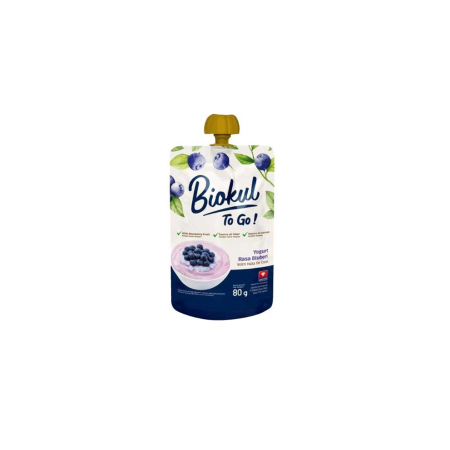 Biokul Yogurt To Go Blueberry – 80 gram