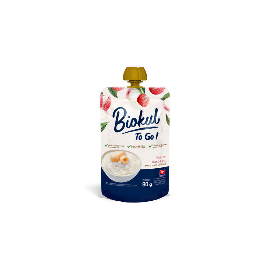 Biokul Yogurt To Go Lychee – 80 gram