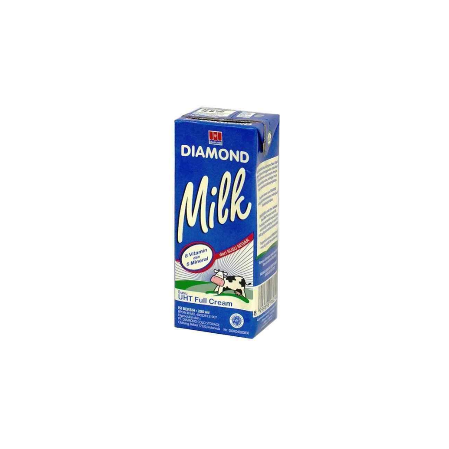 Diamond UHT Milk Full Cream – 200 ml