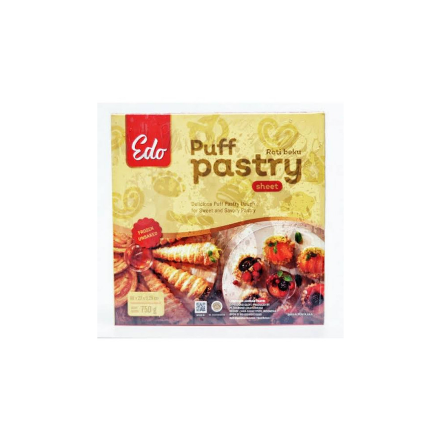 Edo BKP Puff Pastry Sheet – 750 gram